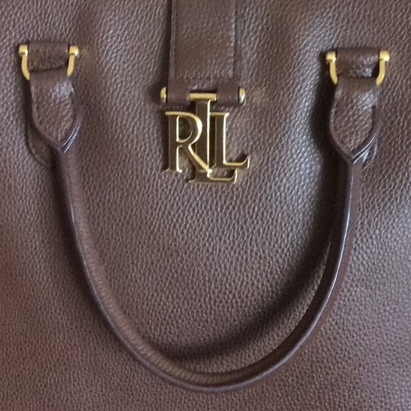 Ralph Lauren | Bags | Ralph Lauren Rll Brown Handbagshoulder Bag | Poshmark